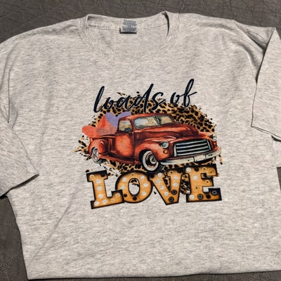 Valentines Sublimation, Loads of Love Sublimation Design, Red Vintage ...