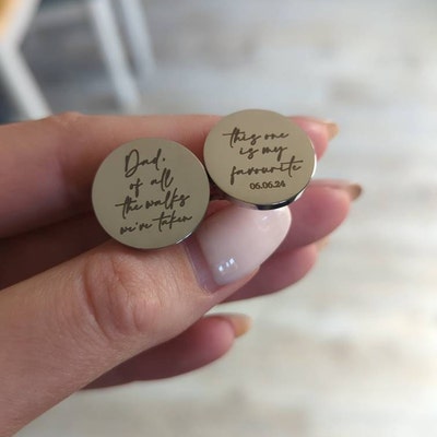 Father of the Bride Gif, Personalized Wedding Cufflinks, Father of ...