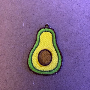 Avocado Iron-on Patch, Fruit Badge, Avocado Badge, Fruity Patch, DIY ...