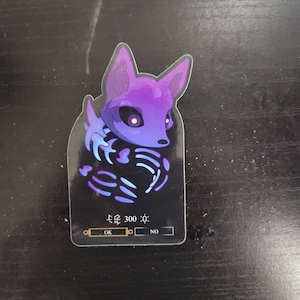 Purple Gameboy Sticker Translucent Sticker Retro Kids Nintendo Inspired ...