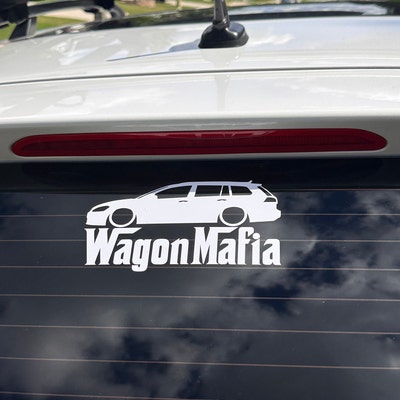 2x Lowered Car Silhouette Decal Stickers for Classic VW Beetle ...