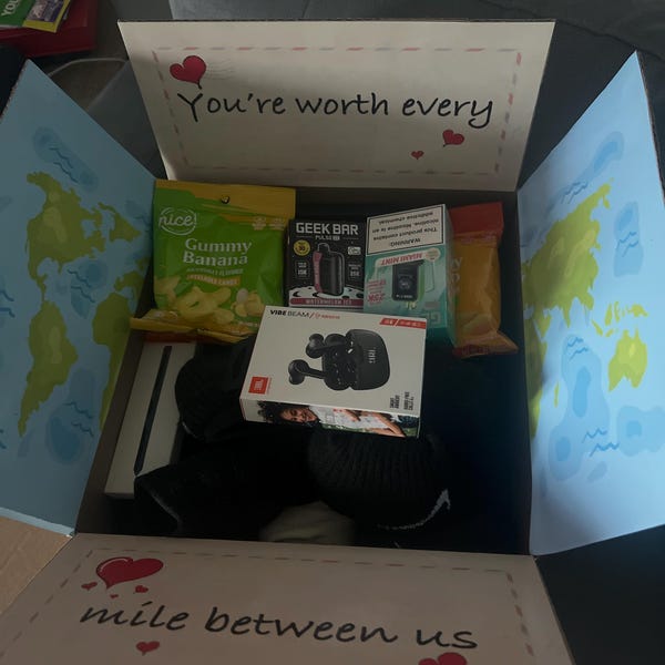 Long Distance Care Package for Boyfriend / Overseas Deployment Survival ...