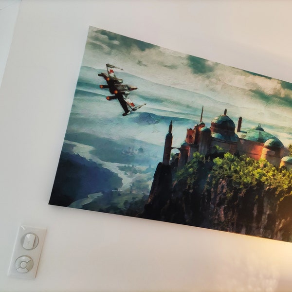 Planet Naboo Canvas Print, Star Wars ART, Star Wars PRINT, Star Wars ...