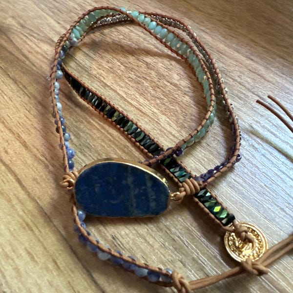 Boho Jewelry With Natural Stones, Semi Precious Stone Necklace ...