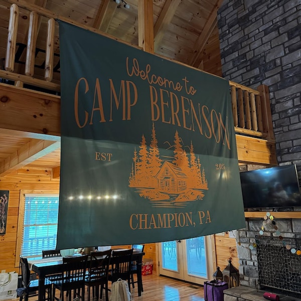 Custom Camp Bach Banner,camp Bachelorette Banner, Camp Bach Sign, Camp ...