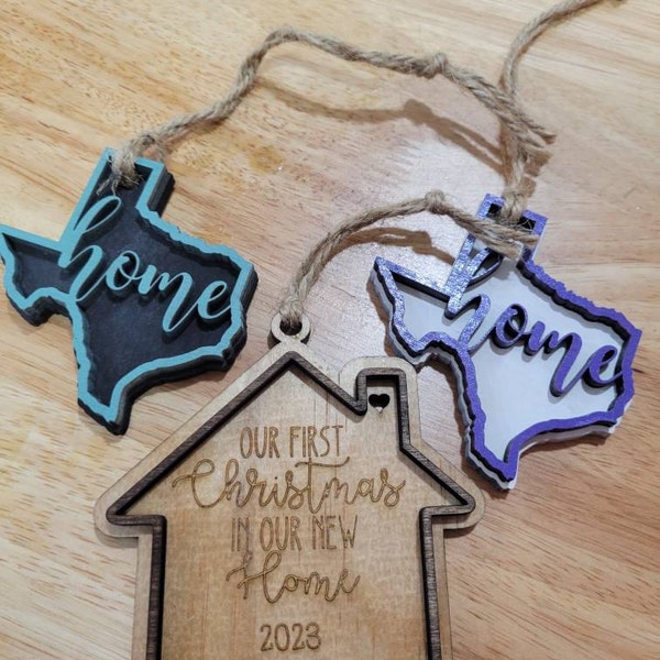 4 Texas State Outline Home Wall Decor Layered Templates Vector Digital ...