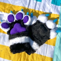 Four Finger Thumb Style Puffy Hand Paw Pattern [PDF DOWNLOAD] - Etsy Canada