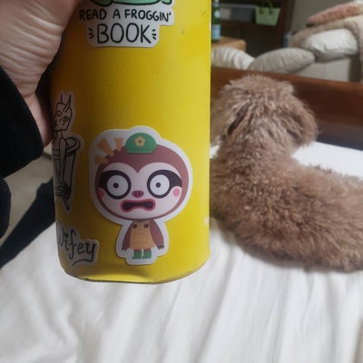 Leif Cute Vinyl Sticker choose an Expression Animal - Etsy