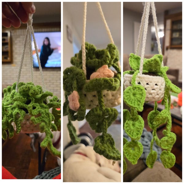 Pothos Plant Crochet Pattern, Sunflower Basket Mix Crochet Pattern ...