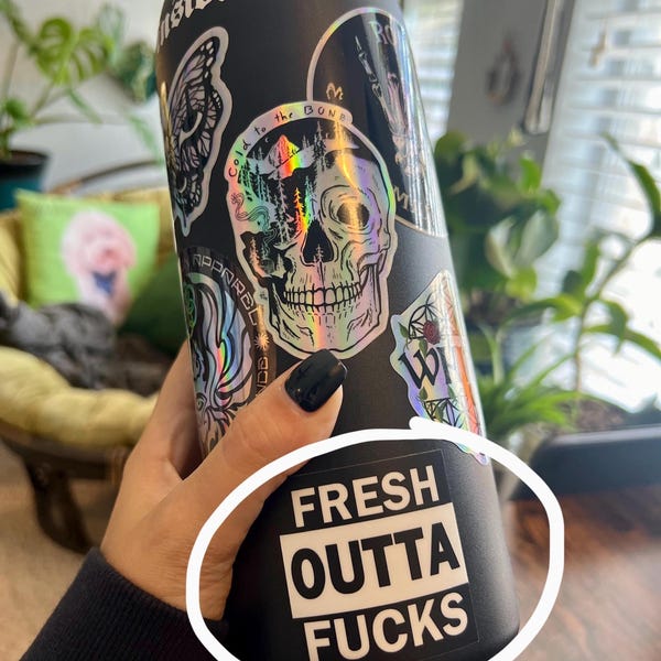 Funny Horror Movie Sticker Spooky Laptop Decals for Cooler Stickers ...