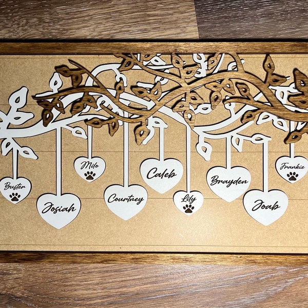 Family Tree Svg 4 Members, Family Reunion Svg, Custom Family Tree Svg 4 ...