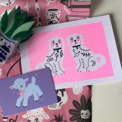 Flash Sheet A3 Risograph Print - Etsy