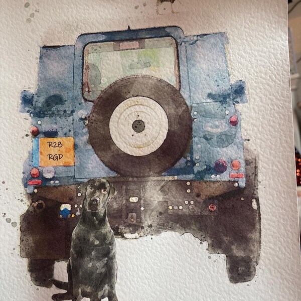 Tractor Print, John Deere Tractor, Set of Watercolour Tractor Prints ...