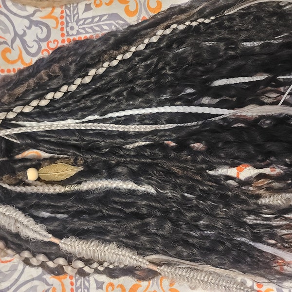 Bohemian Curly Crochet Dreads Hair Extensions Soft Wavy 60 De Dreads ...