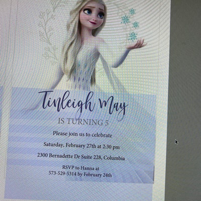 DIY Editable Invitation Frozen 2 Party Invitation Print Yourself ...