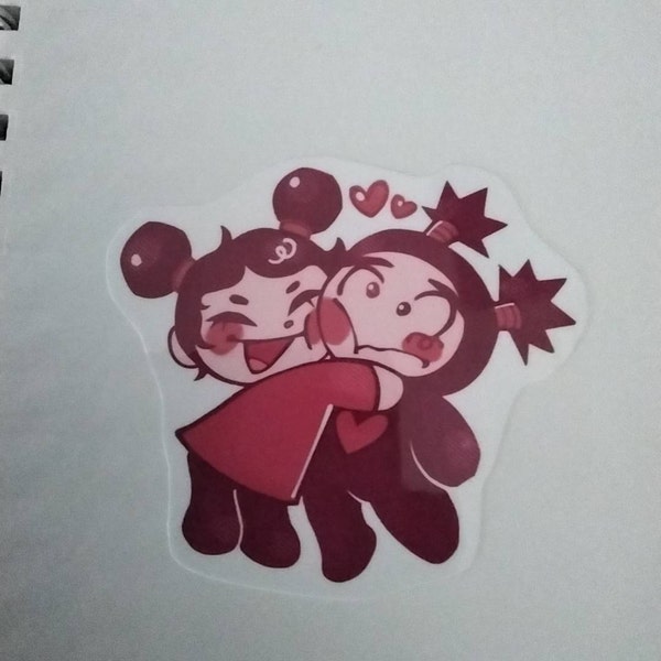 Pucca and Garu Sticker! - Etsy