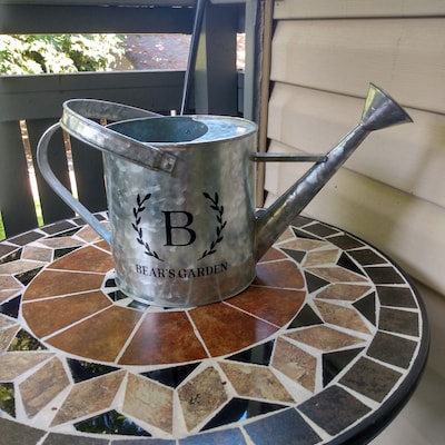 Laurel Initial Personalized Watering Can, Gifts for Her, Garden Gifts ...