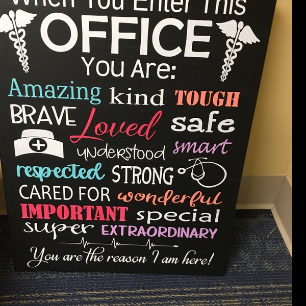 When You Enter This Office, Nurse Office Sign, School Nurse Office ...