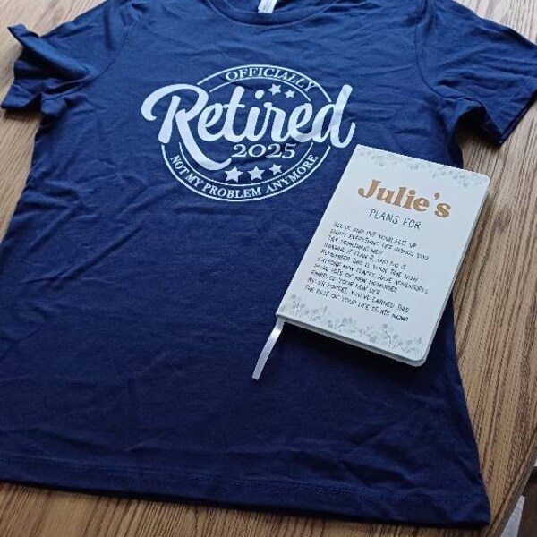 Retirement Gift for Women | Retirement Plans | Retirement Notebook ...