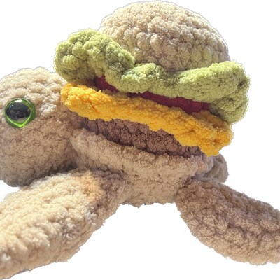 Burger Turtle Crochet Pattern PDF Download Beginner - Etsy