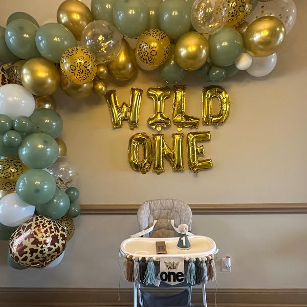 YAY Birthday Balloon Banner Custom Number Birthday Party Decor YAY 21 ...