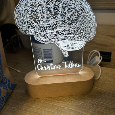 Garden and Floral LED Photo Frame Lamp Personalized Light-up - Etsy