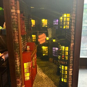 Booknook Chamber of Secrets Magic Book Nook Library Decor Miniature ...