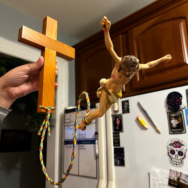 The Original Bunjesus - Bungee Jumping Jesus - Etsy UK