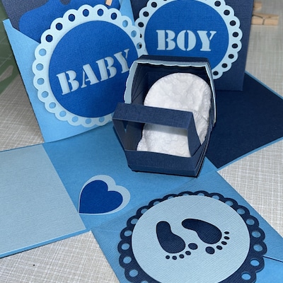 Exploding Box With Baby Carriage digital Cutting File - Etsy
