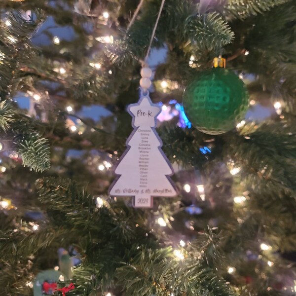 Baby's First Christmas Ornament Baby Shower Gift Stats Name Tag ...