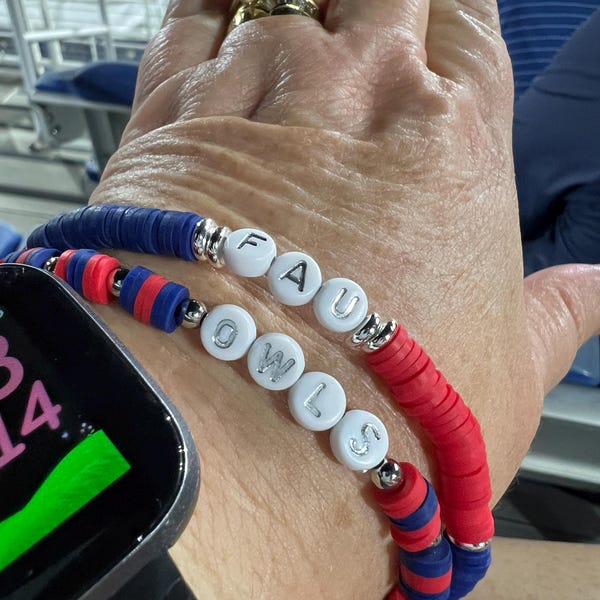 Florida State Seminole Bracelets, FSU Jewelry, FSU Gift, Noles ...