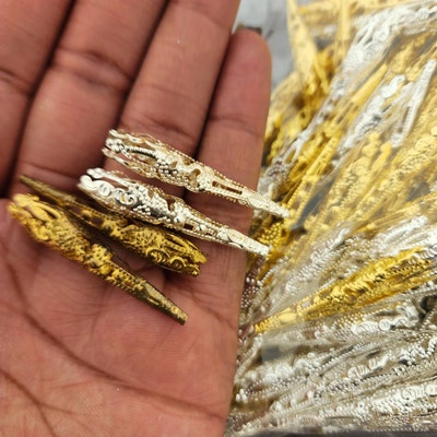 JUMBO Goddess Hair Beads Gold Braid Locs Wicks Hair Jewelry Accessories ...