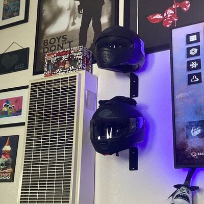 Helmet Storage Display Motorcycle, Football, Equestrian, Lacrosse ...