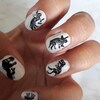 Dinosaur T-rex Skeleton Nail Art Decal Sticker - Etsy Australia