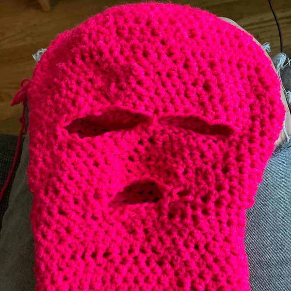 Easy Crochet Ski Mask Pattern: Balaclava Beanie (digital Download) - Etsy