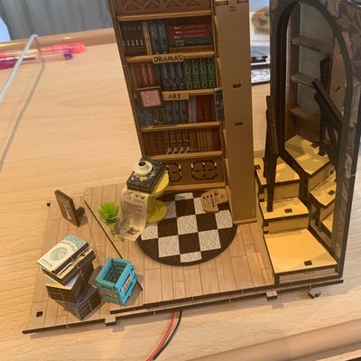 Build Your Own Book Nook, Doll House DIY Kit, Model Set, Miniature Book ...