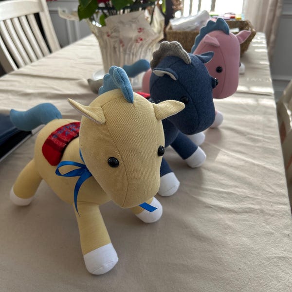 Memory Horse // Keepsake Horse //stuffed Horse - Etsy