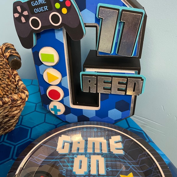Gamer Party Decor, Play Station Party Decor, Gamer Birthday Party ...