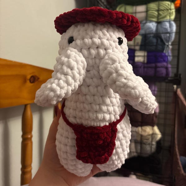 Radish Spirit - Amigurumi Crochet Plushie Pattern Spirited Away - Etsy