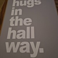 Hugs in the Hallway - Inspirational Quote Print/wall Art - Etsy UK
