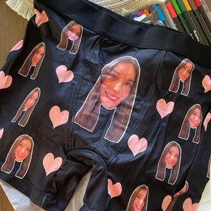 Custom Big Face Women's High-cut Briefs, Personalized Photo on Briefs ...