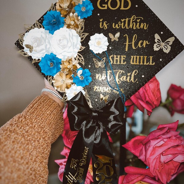 Nurse Grad Cap Topper, Customizable Healthcare, Graduation Cap, Nurse ...