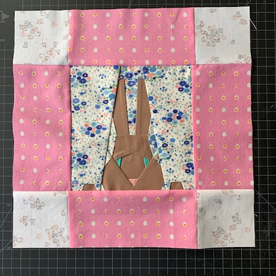 BUNNY Quilt Block - Etsy