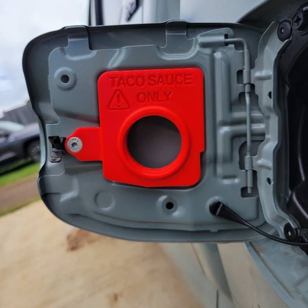 TOYOTA TACOMA Threaded Gas Cap Holder - 3rd Gen - 2016-2023 - Etsy