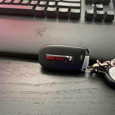 For 2015-2023 Scat Pack Challenger/charger Key Fob Badges in Red set of ...