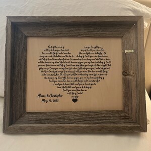 Engraved Poem, Personalized Poem in Wood, Handwritten Heirloom, Child's ...