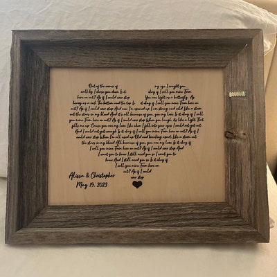 Engraved Poem, Personalized Poem in Wood, Handwritten Heirloom, Child's ...