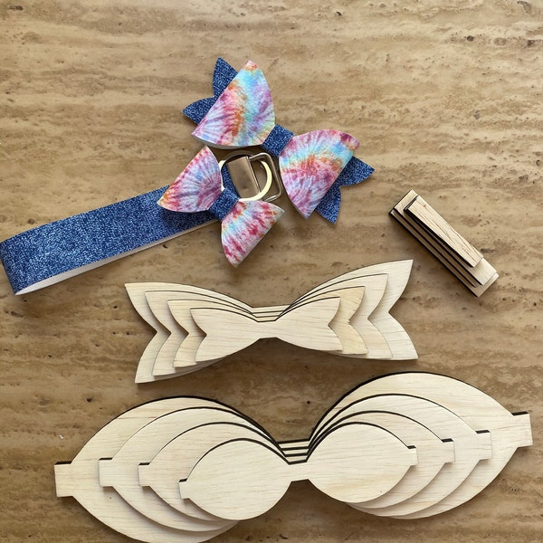 Bow Templates, Hair Bow Templates Classic Bow Template Tracing ...