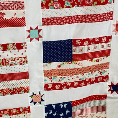 Variable Star Block Pattern Patchwork Block Pattern Quilt - Etsy