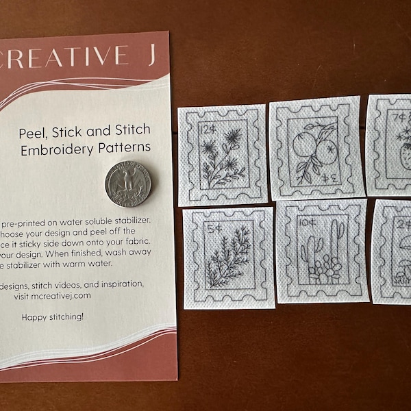 Cyanotype Botanicals - Botanical Embroidery Kit for Beginners - Etsy